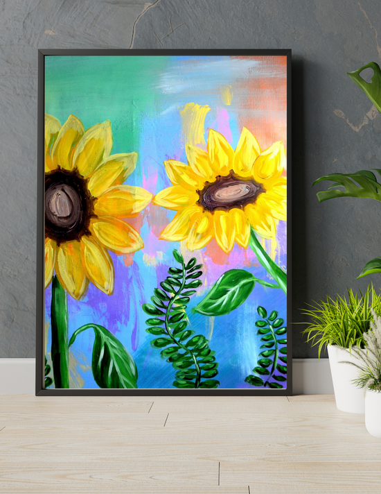 Dancing sunflowers – Bri Simpson Art